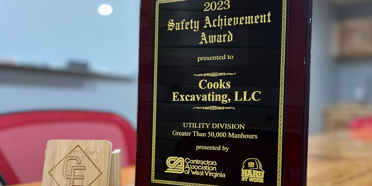 Achieving Excellence in Safety: Cook’s Excavating Honored with ...